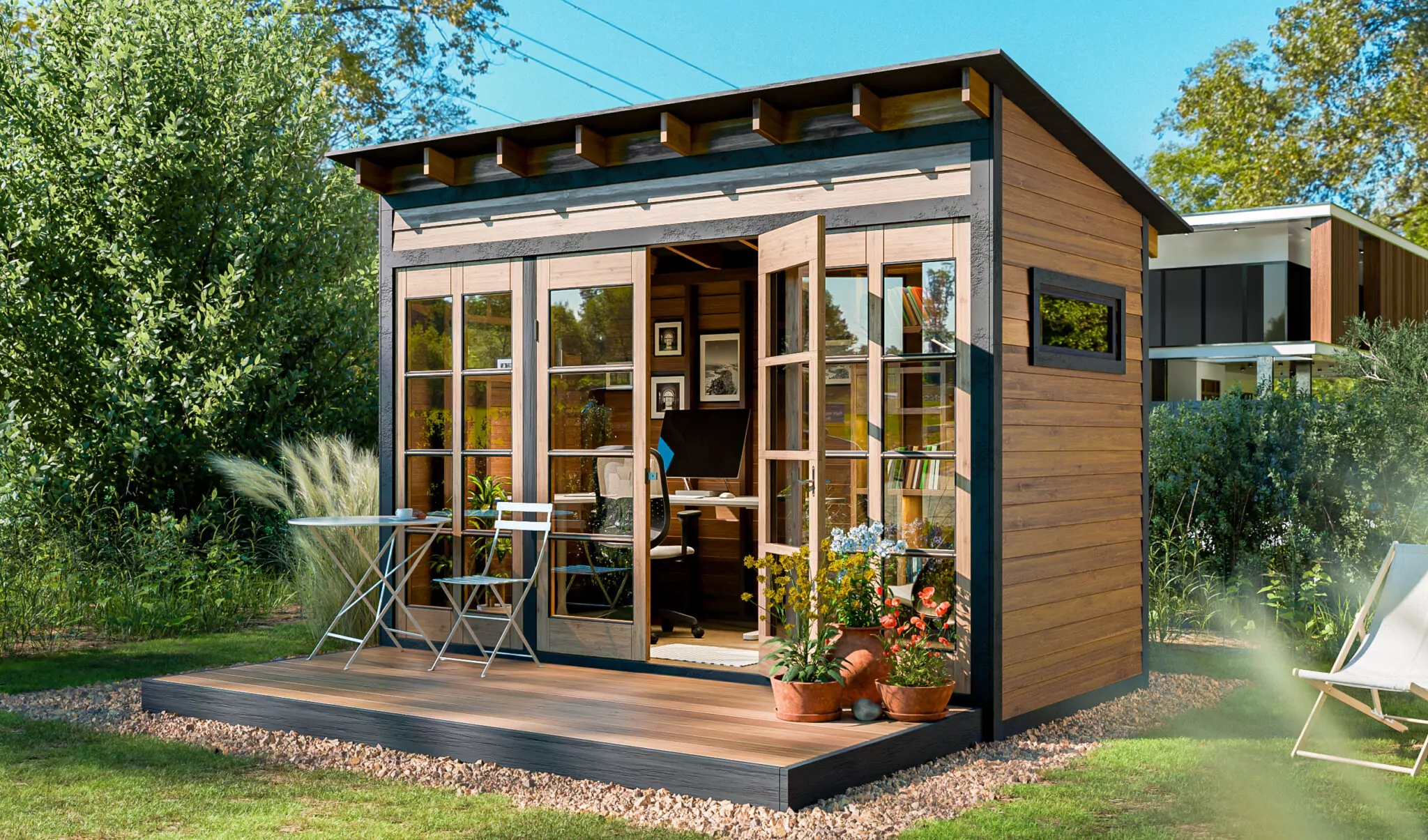 12x6 Modern Lean-To She Shed Plans - Craftcamp™