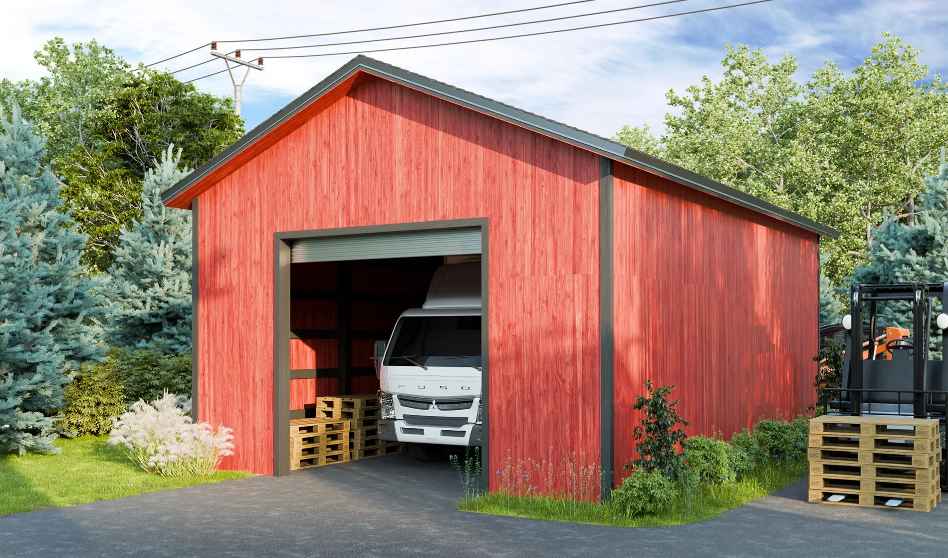 20x30 Pole Barn Plans - Craftcamp™