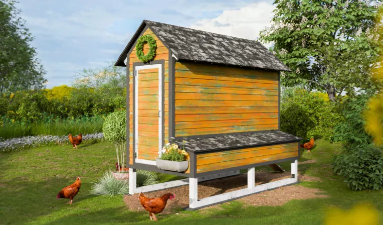5x10 Victorian-Style Chicken House Plan For 12 Chickens - Craftcamp™