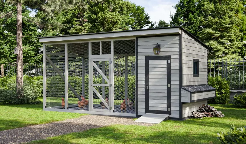 20x9 Lean-To Chicken Coop & Run Plans For 12 Chickens - Craftcamp™